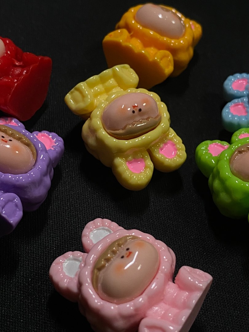 [AMLLS] Colorful Rabbit Cute Boy Mini Figurine Display - 阿玛莉莉丝小兔仔摆件小萌粒 ...