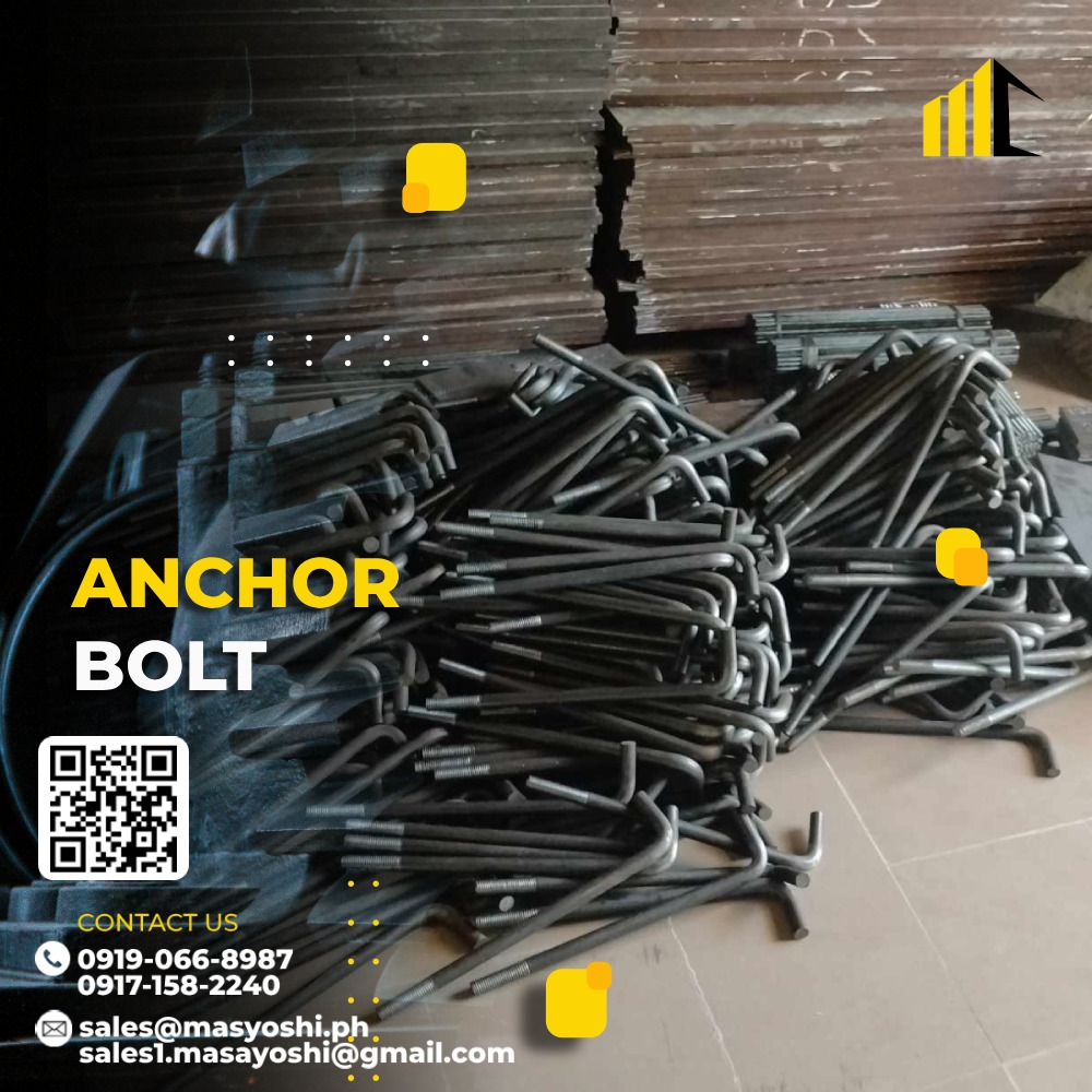 Anchor Bolt Anchor Bolt nut and washer 25mm, Commercial & Industrial ...