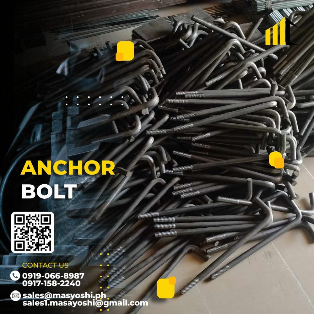 Anchor Bolt GI 4140 anchor bolt 1 1/4 x 1200mm oal,DIA 32mm, 200mm bend ...