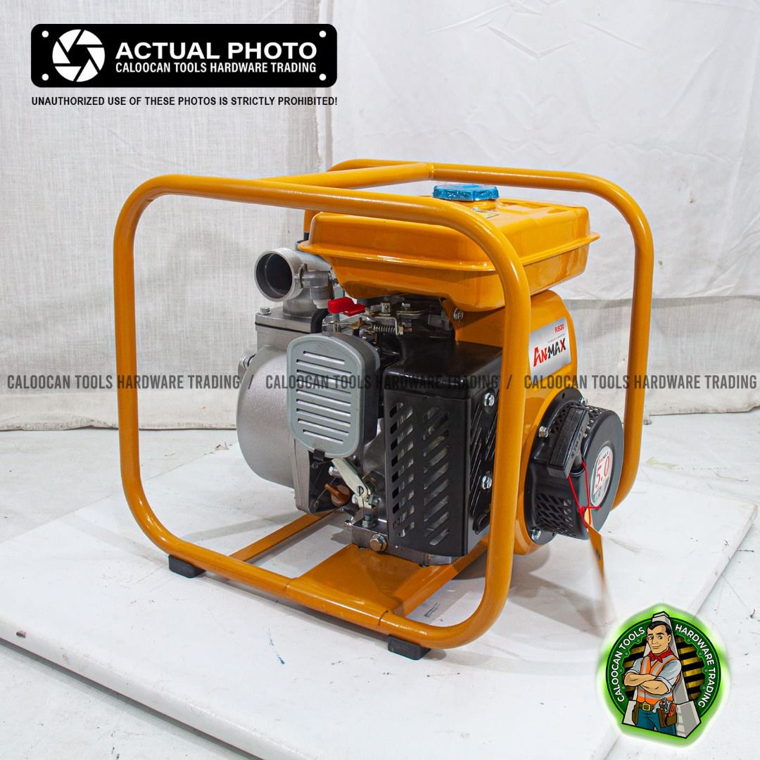 ANMAX Gasoline Engine Water Pump 2"x2" 5hp 3600Rpm Heavy Duty (PTG-207 ...