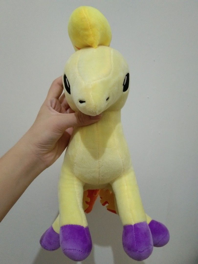 Big Pokemon Ponyta Fire Horse Flame Pony Plush Plushie Stuffed Toy 45 ...