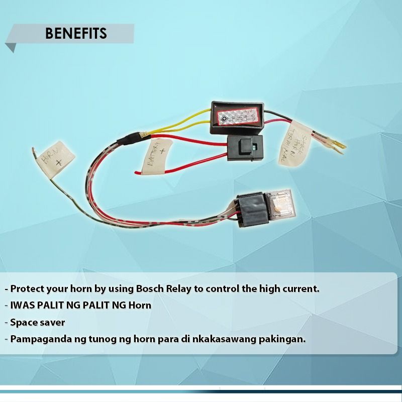 BOSCH UNIVERSAL RELAY with INTERRUPTER RELAY, BEST FOR MOTORCYCLE DUAL ...
