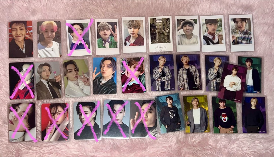 BTS Official Random photocard Jungkook Blackpink Oreo pc be essential ...