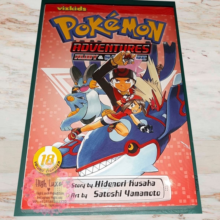 Buku Komik Pokemon Pokémon Adventures Ruby And Sapphire Vol 18 English ...