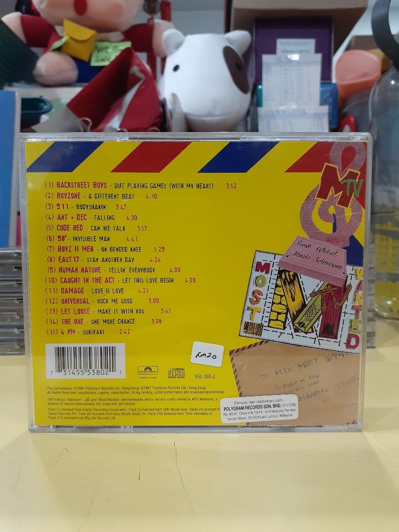 (CD) Mtv Most Wanted Boys, Hobbies & Toys, Music & Media, CDs & DVDs on ...