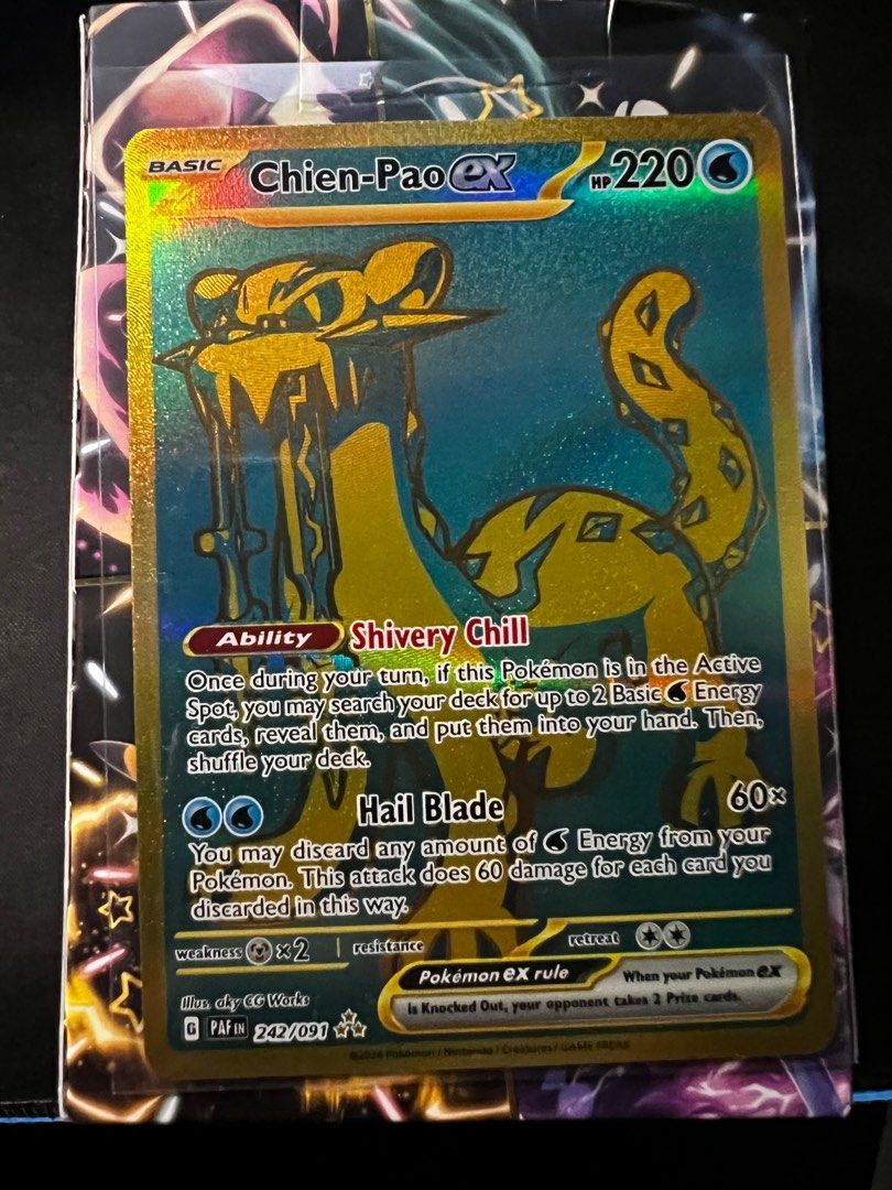 Chien Pao Gold FA (Paldean Fates), Hobbies & Toys, Toys & Games on ...