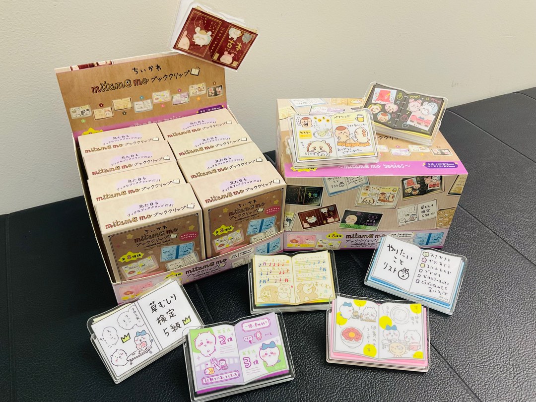 Chiikawa Mitamemo Book Clip Kurimanju & Shisa, Hobbies & Toys, Toys & Games on Carousell