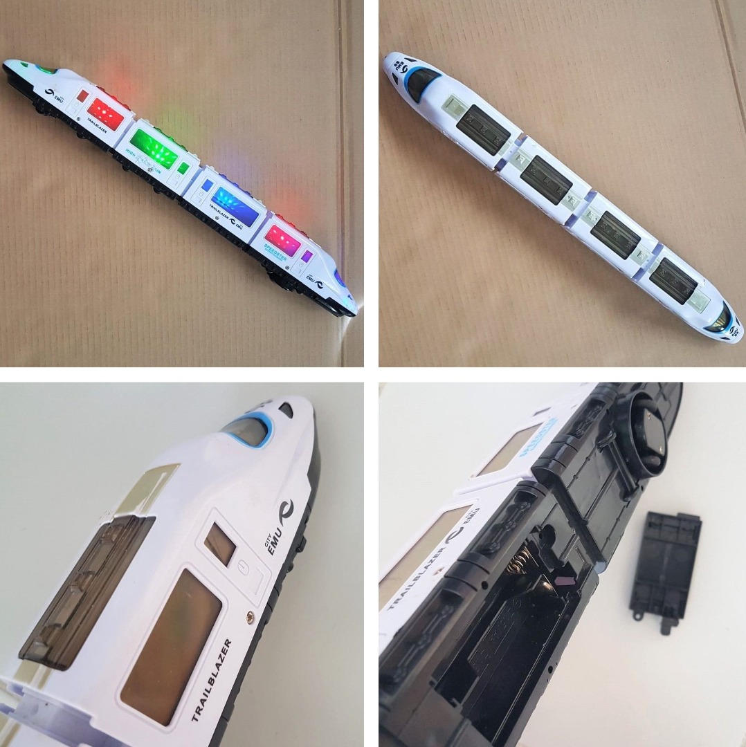 City EMU Bullet Train Set, EMU S9, 4 Carriages Train Display, Rare ...