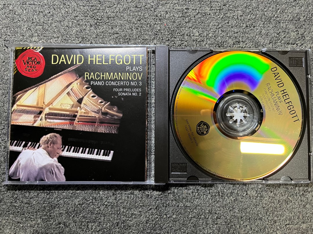 David Helfgott plays Rachmaninov no.3, 興趣及遊戲, 音樂、樂器 & 配件, 音樂與媒體 - CD 及 ...