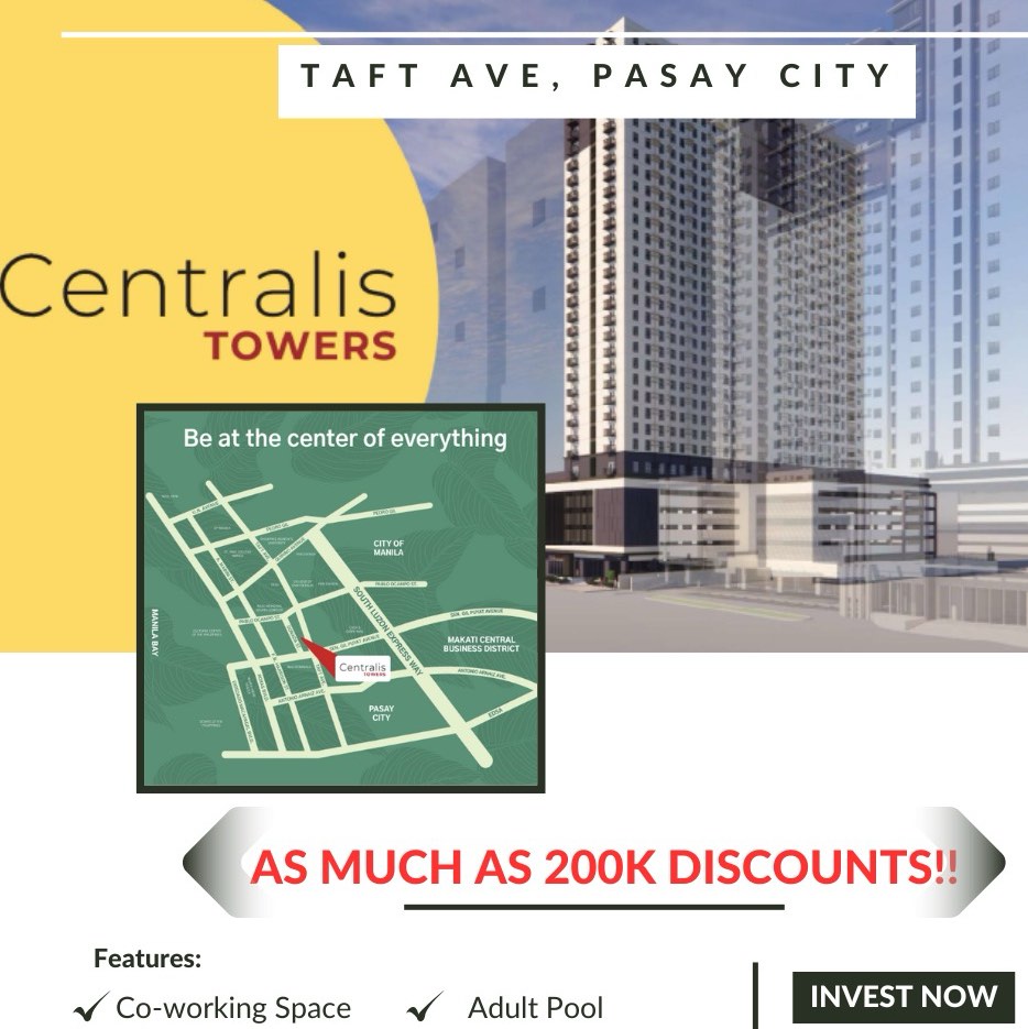 DLSU Taft Ave Condo 1 Br Jr Avida Centralis for Sale at Taft Ave Pasay ...
