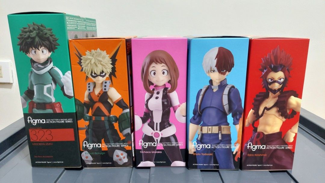 Figma My Hero Academia set, Hobbies & Toys, Toys & Games on Carousell