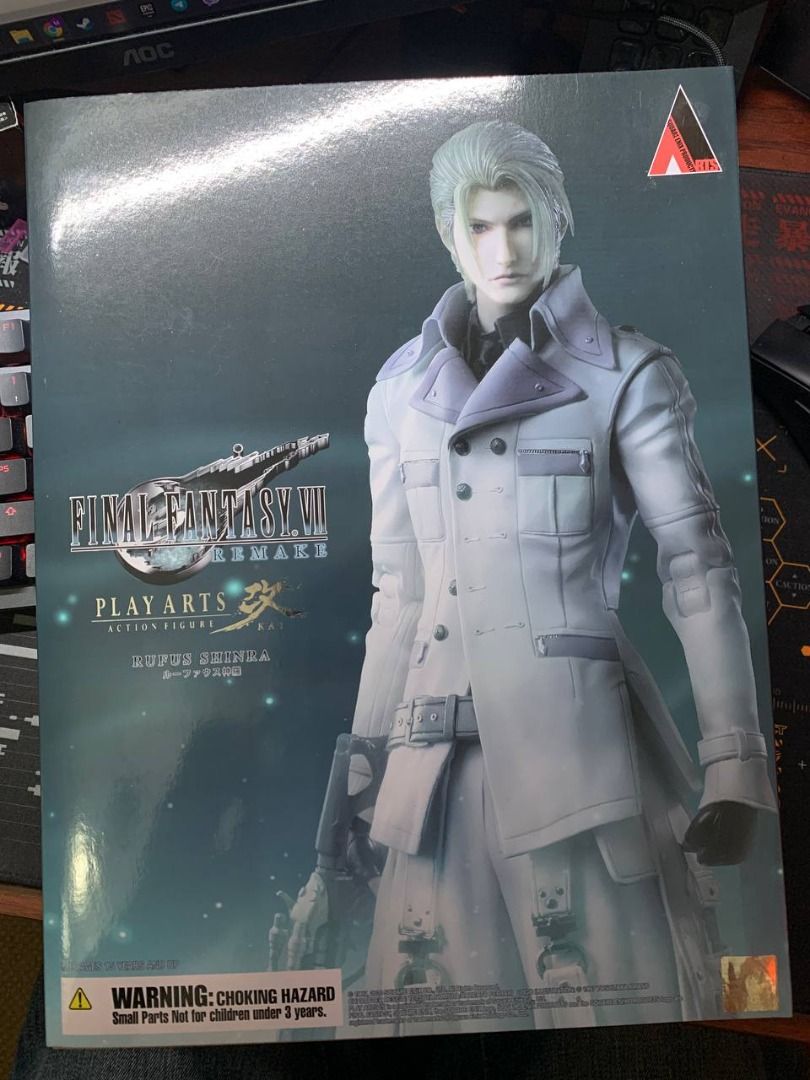 Final Fantasy 7 Remake Play Arts Kai Set Cloud, Tifa, Red XIII, Jessie & Rufus, Hobbies & Toys ...
