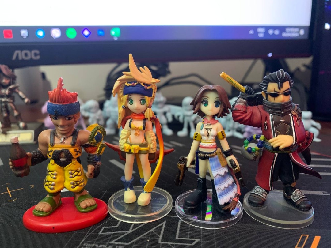 Final Fantasy X Trading Arts Mini Sets - Tidus, Yuna, Auron, Rikku ...