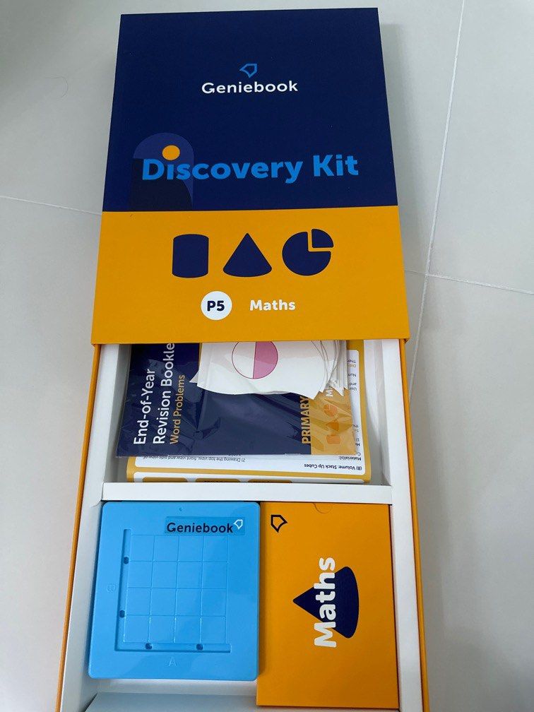 Geniebook Discovery Kit P5 science and P5 Maths, Hobbies & Toys, Books ...