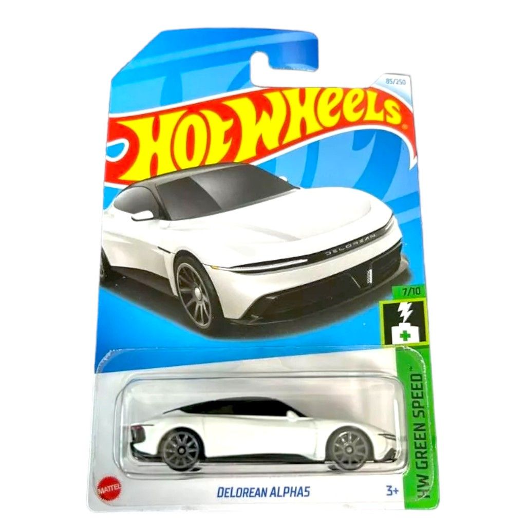 Hot Wheels Delorean Alphas (Green Speed) 1:64 scale model, Hobbies ...