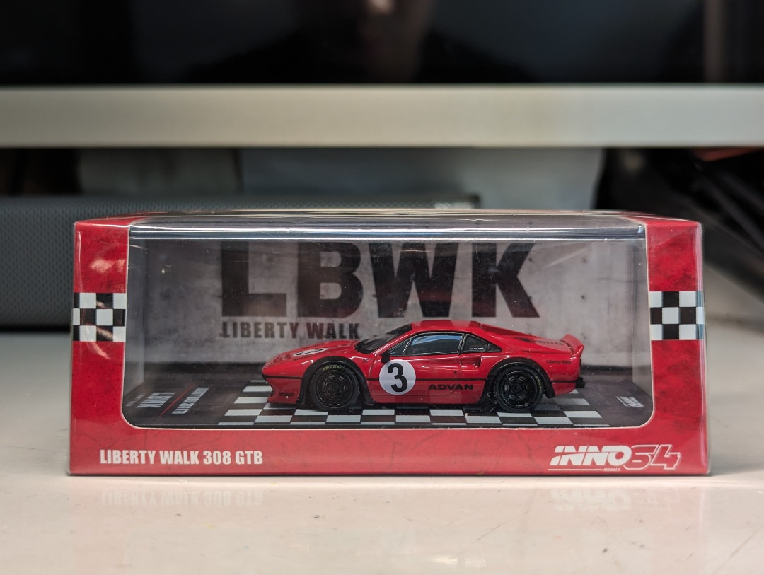 Inno Models Inno64 Liberty Walk Ferrari 308 GTB 1/64 Red, Hobbies ...