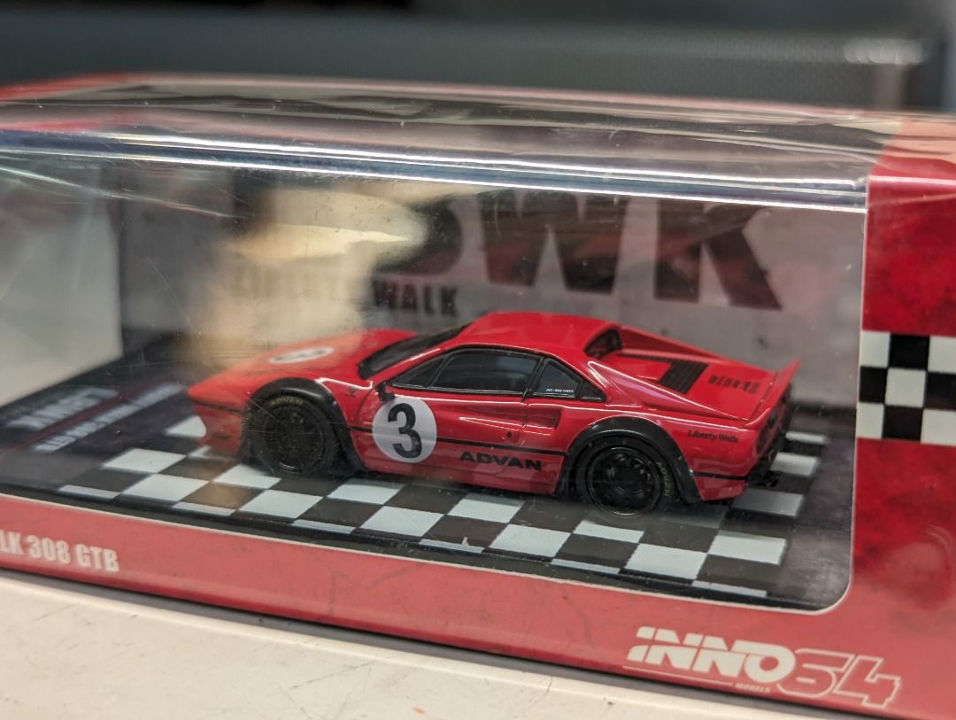 Inno Models Inno64 Liberty Walk Ferrari 308 GTB 1/64 Red, Hobbies ...