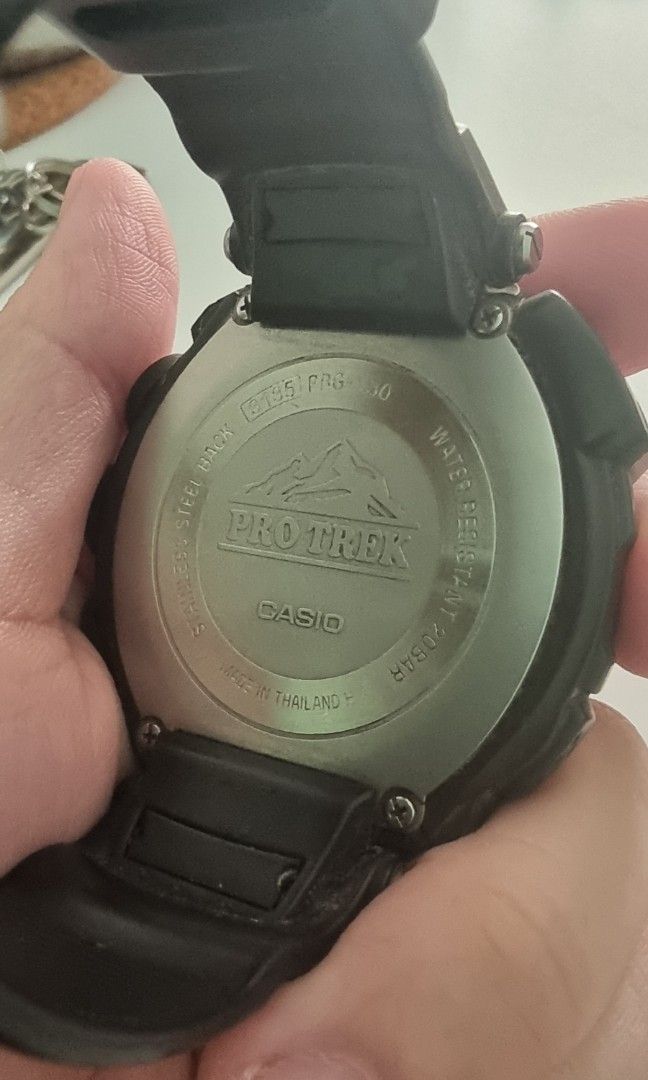 Jam Tangan Outdoor Casio ProTrek PRG 130 Pro Trek Triple Sensor Tenaga Matahari!, Fesyen Pria ...