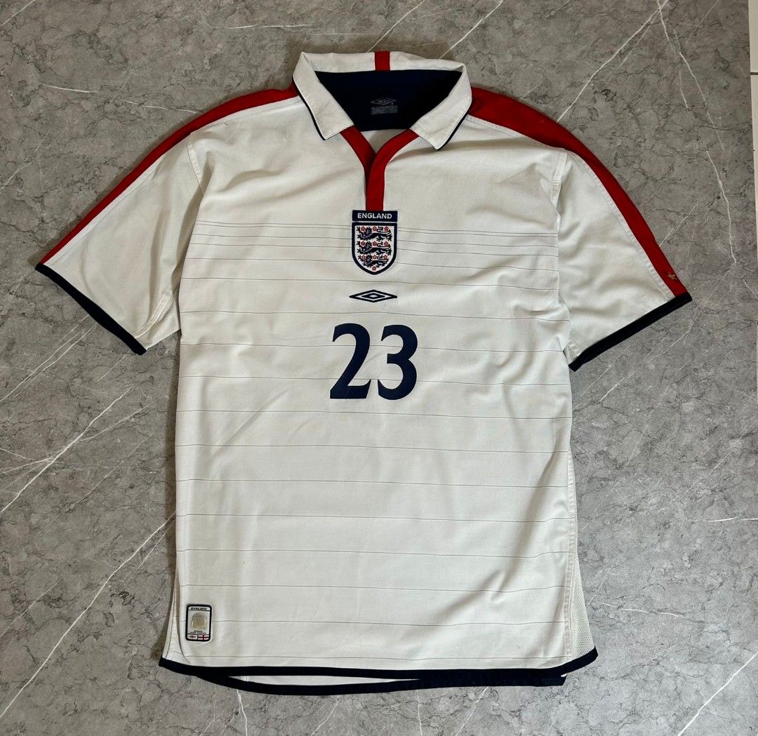 JERSEY ENGLAND REVERSIBLE, Fesyen Pria, Pakaian , Atasan di Carousell