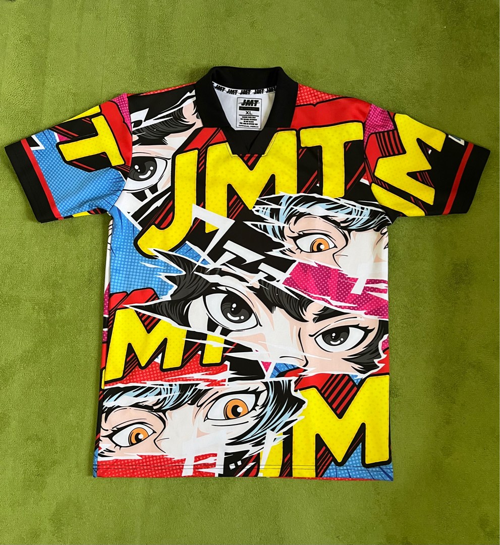 JMT NAKAMA COMIC JERSEY 2023, Men's Fashion, Tops & Sets, Tshirts & Polo Shirts on Carousell