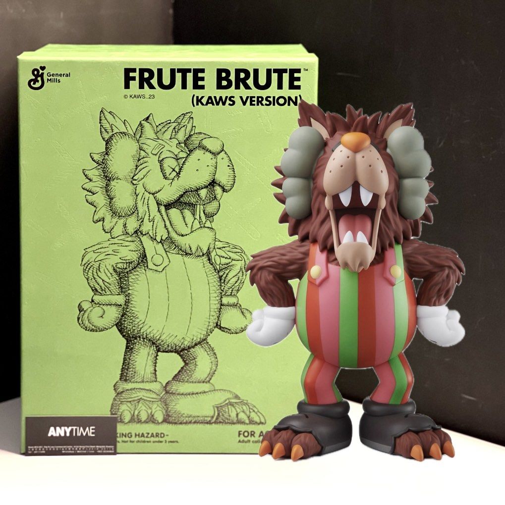 Kaws Version Frute Brute、Franken Berry、Count Chocula & Boo Berry, 興趣及遊戲 ...
