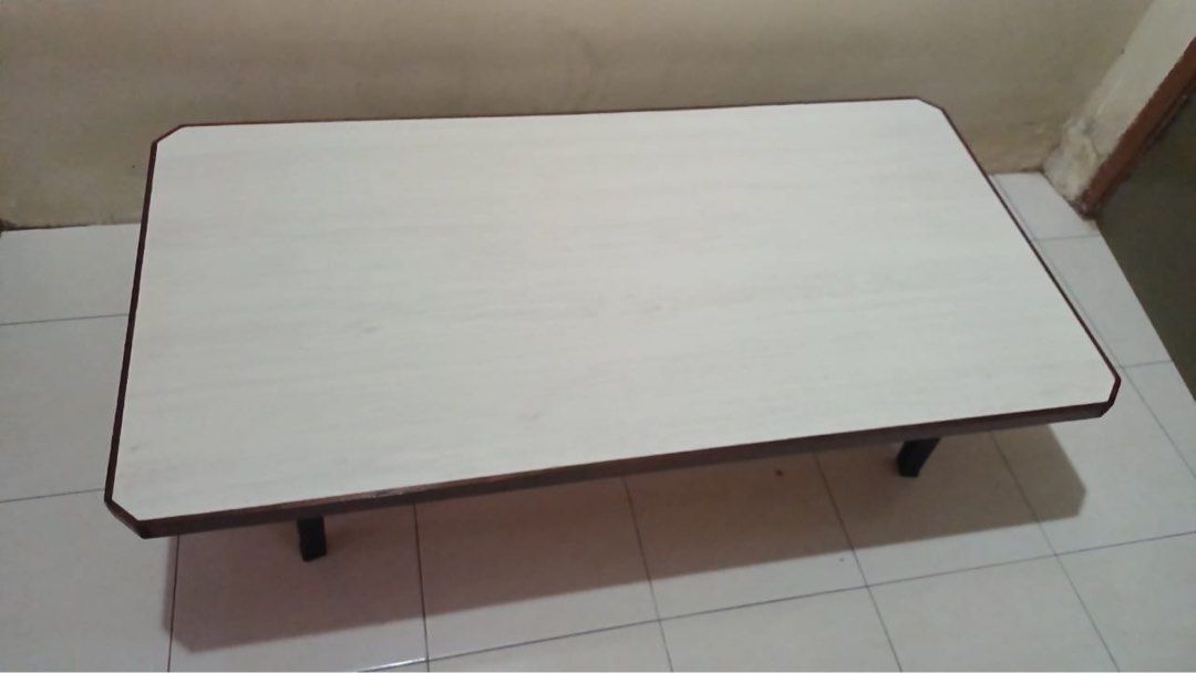 MEJA JEPUN MAKAN MINUM BERSILA KAYU, Furniture & Home Living, Furniture ...