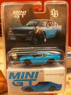 Mini GT Nissan Skyline GT-R Top Secret Bayside Blue #531, Hobbies ...