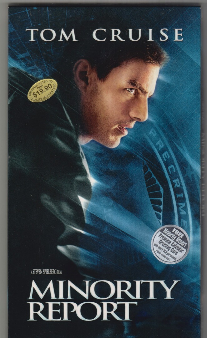 Minority Report VCD Box Set Tom Cruise, Hobbies & Toys, Music & Media ...