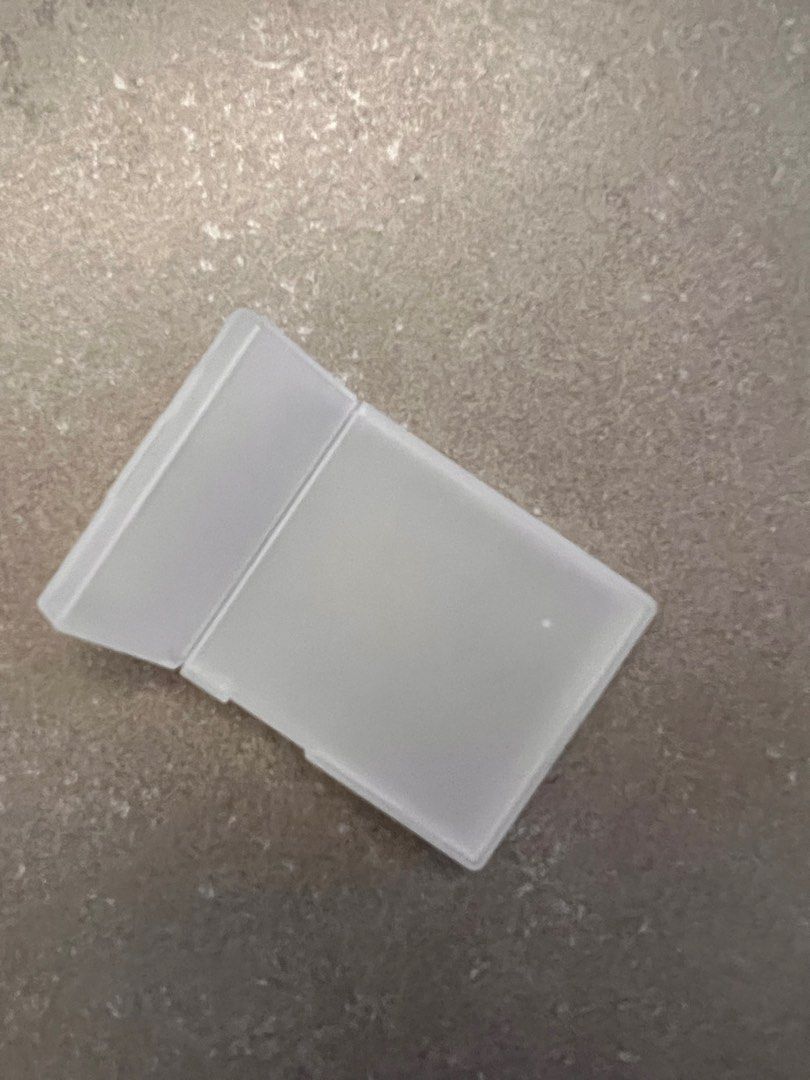 Muji translucent Business card name card holder / clear business card ...