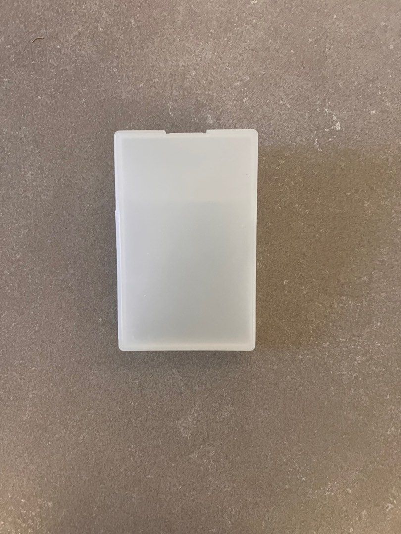 Muji translucent Business card name card holder / clear business card ...