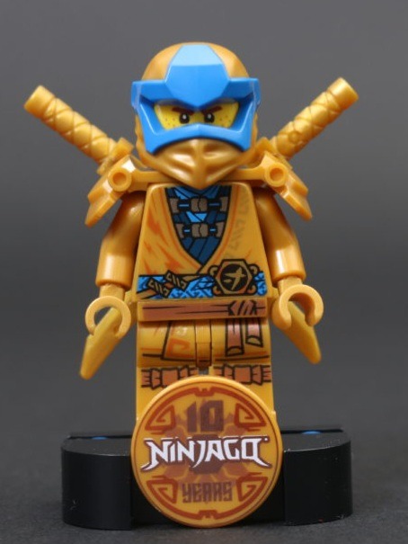 [NEW] njo634 Lego Ninjago Legacy 71738 Jay Golden Ninja Minifigure 10th ...