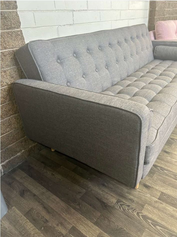 NEW!! SOFIA SOFA BED 3 SEATER - DARK GREY For only $849.99 , Home & Furniture, Furniture on ...