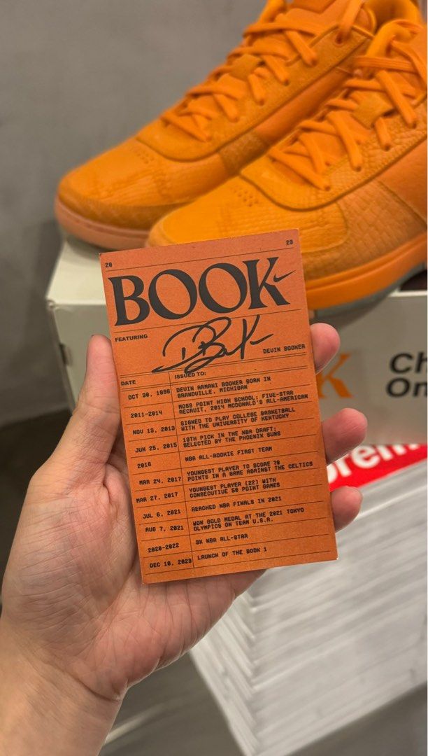 NIKE BOOK 1 Devin Booker Chapter one (Numbered, Men's Fashion, Footwear ...