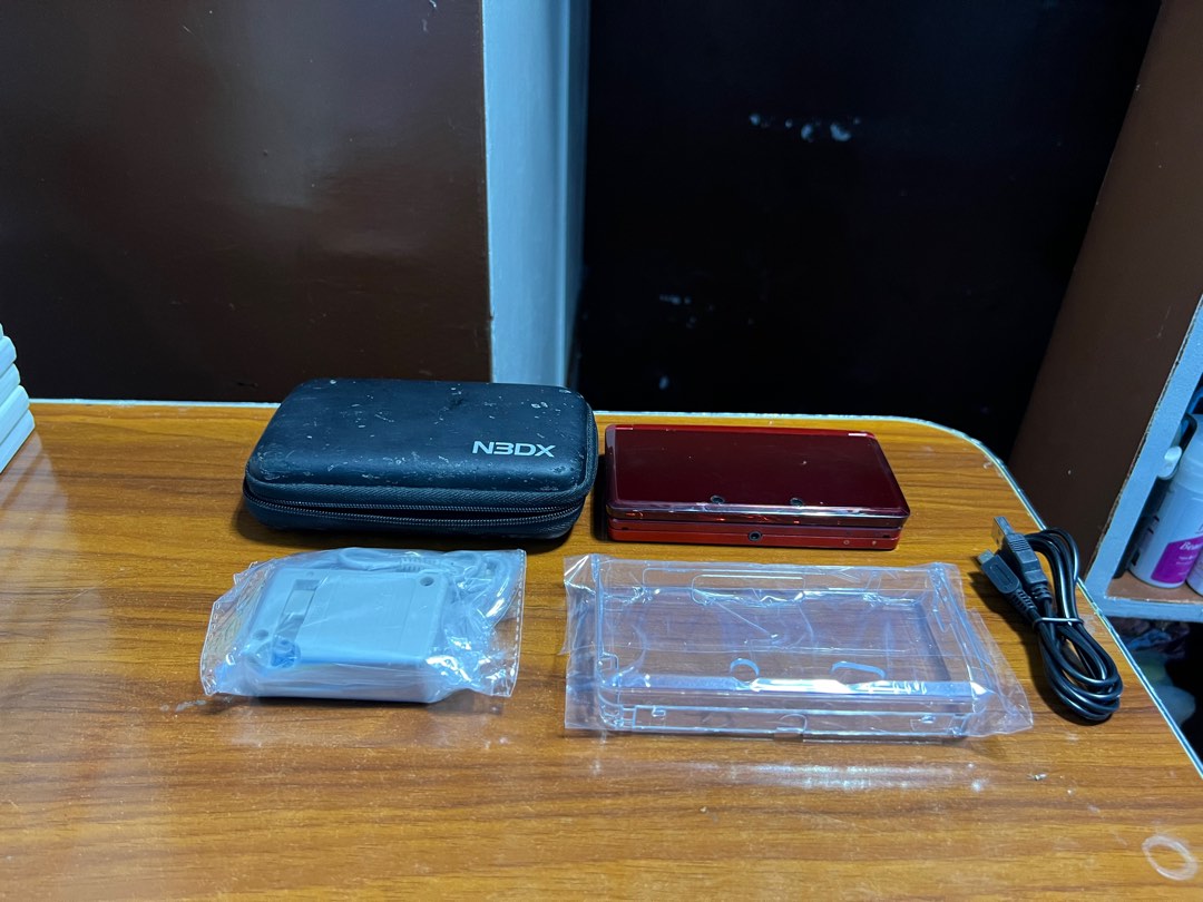 Nintendo Old Regular 3DS Flare Red (Cfw w/32gb MMC, & Ready to Play ...