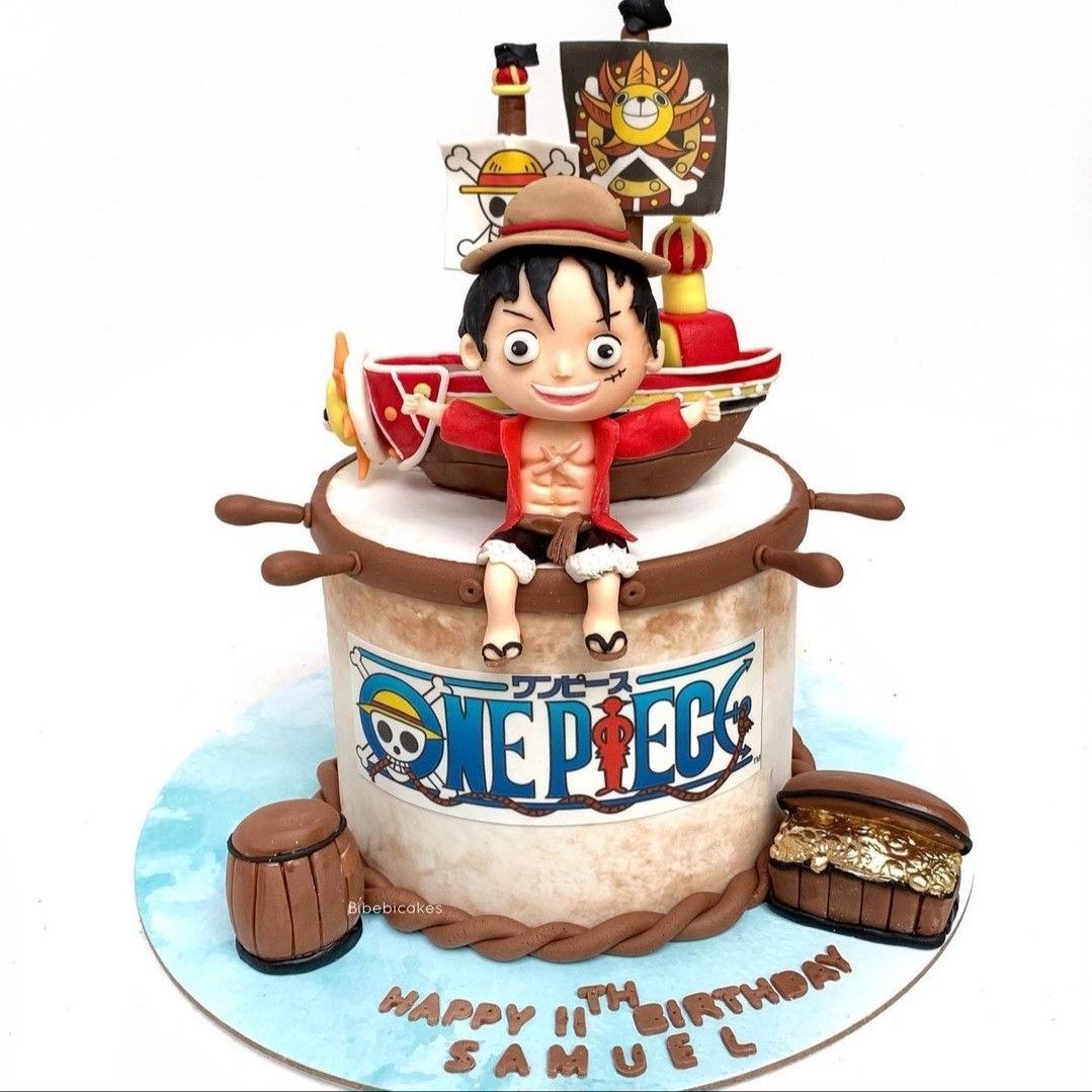One Piece Cake, Food & Drinks, Homemade Bakes on Carousell