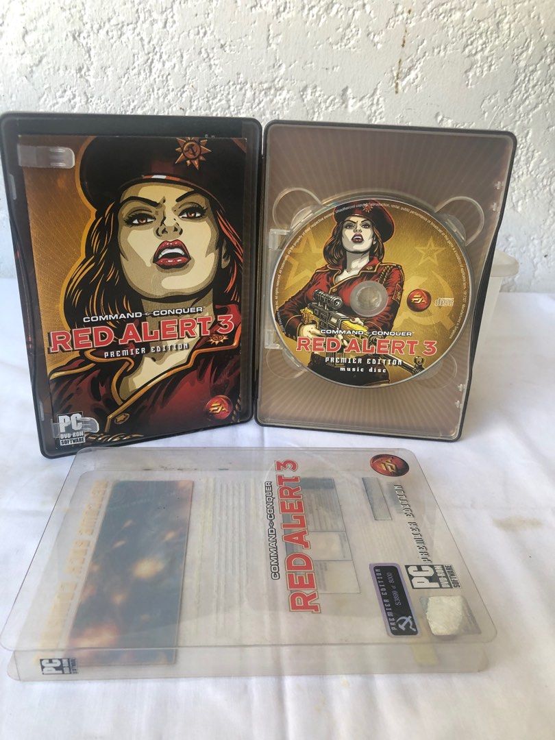PC DVD-ROM Red Alert 3 Command Conquer Premier Edition complete C2 ...