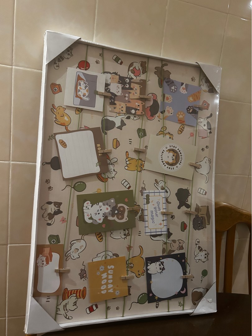 Photo String Memo/ Decor Board, Furniture & Home Living, Home Decor ...