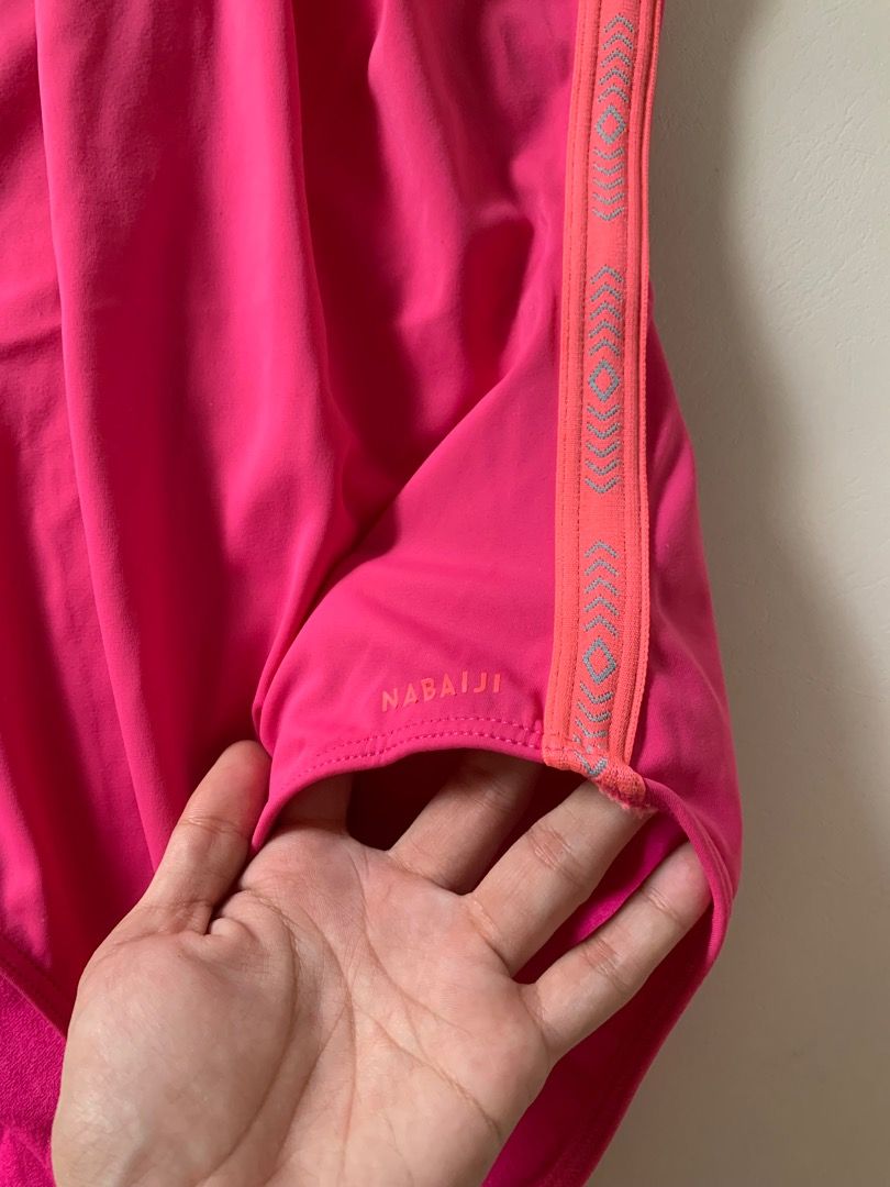 Pink Swimsuit Decathlon Bikini One Piece, Women's Fashion, Swimwear ...