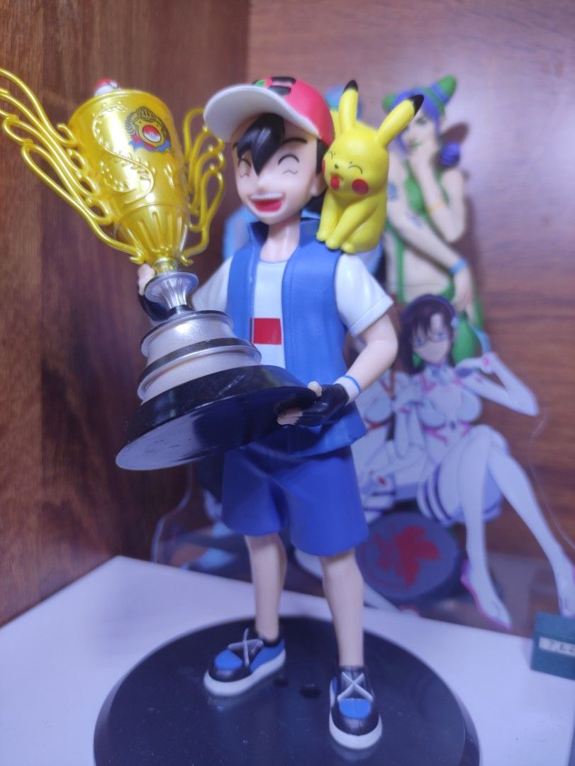 Pokemon Ash and Pikachu Championship Trophy, Hobbies & Toys ...