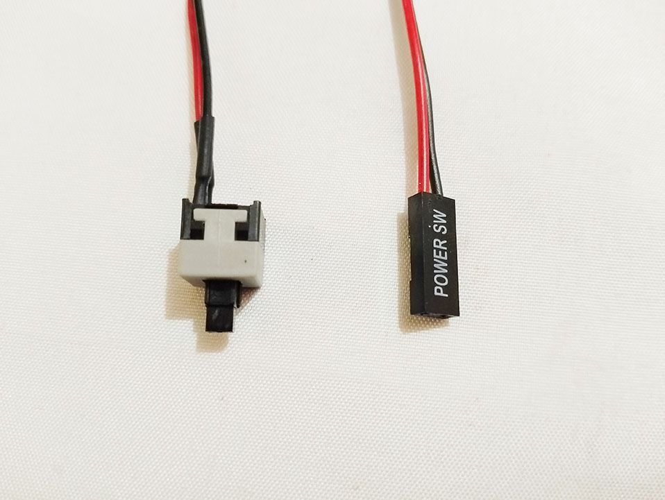 POWER SWITCH BUTTON CABLE 2-PIN 50cm, BEST FOR COMPUTER MOTHERBOARD ...