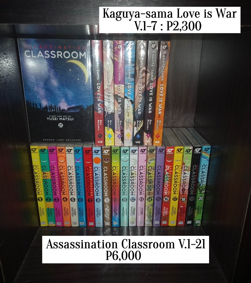 Preloved Manga Set - Assassination Classroom Volumes 1 to 21 COMPLETE ...