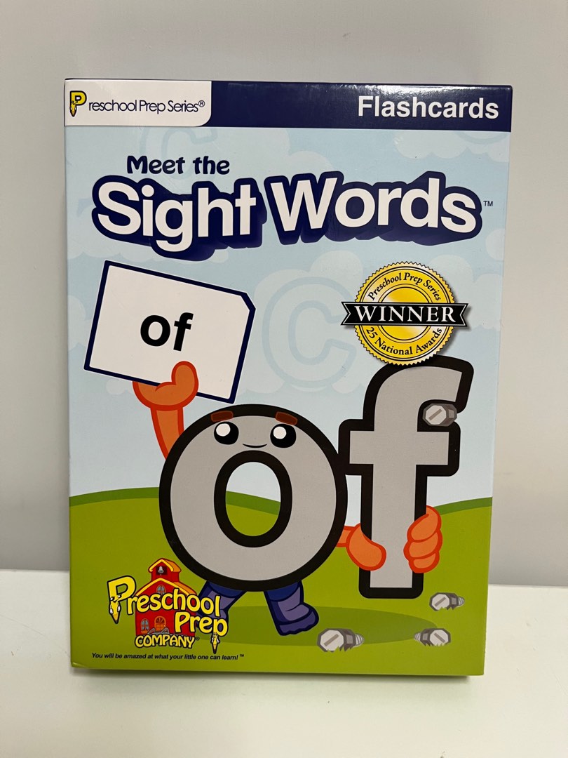 Preschool Perp: Meet the Sight Words - Flashcards, 興趣及遊戲, 書本 & 文具, 小朋友書 ...