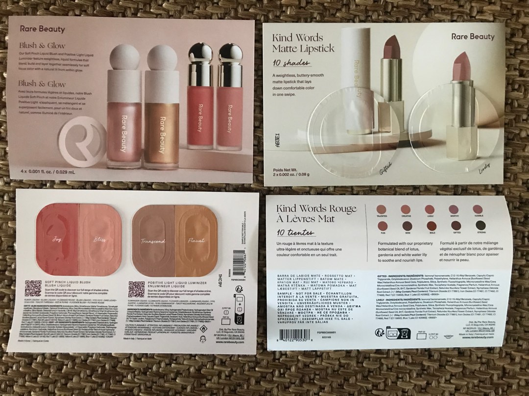 RARE BEAUTY Makeup Sample, Beauty & Personal Care, Face, Makeup on ...