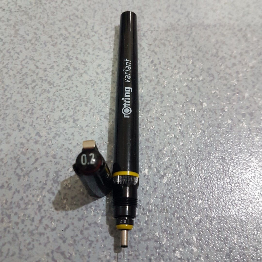 Rotring Variant 0.2 rapido pulpen gambar teknik, Buku & Alat Tulis ...
