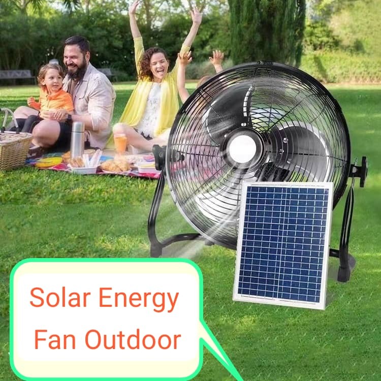 Solar Energy Fan Outdoor sunlight charging, Furniture & Home Living ...
