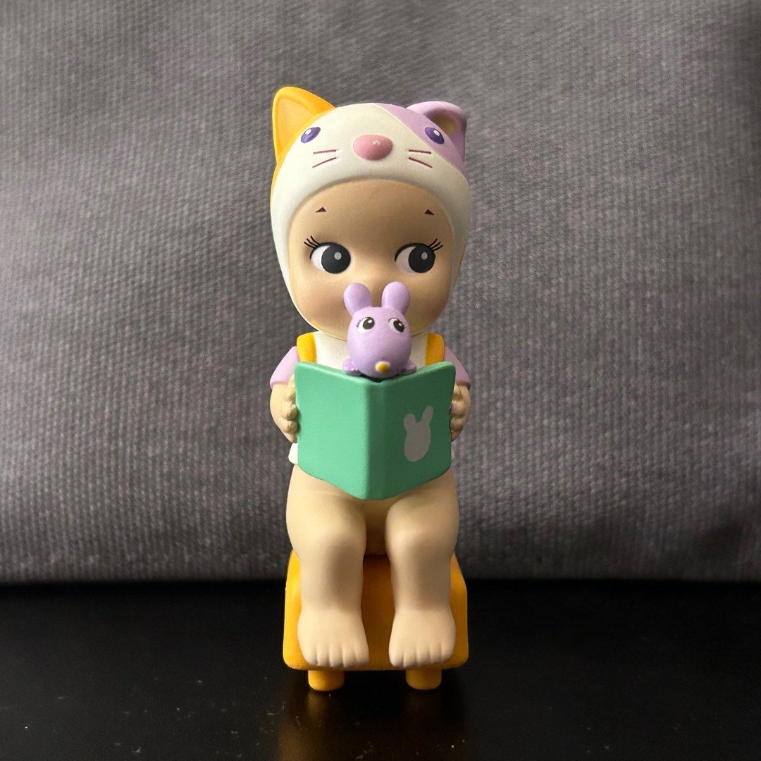 Sonny angel cozy reading, Hobbies & Toys, Toys & Games on Carousell