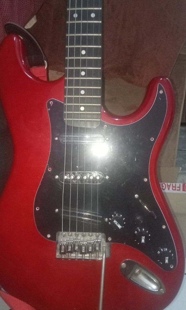 SSS/HHH Super Strat Pickguard w/Pickups Rock Metal, Hobbies & Toys, Music & Media, Music ...