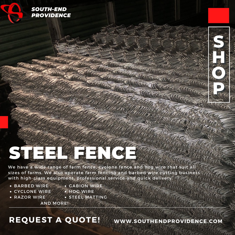 Steel Fence Hexagonal Mesh | Cyclone Wire | Hog Wire | Steel Matting ...