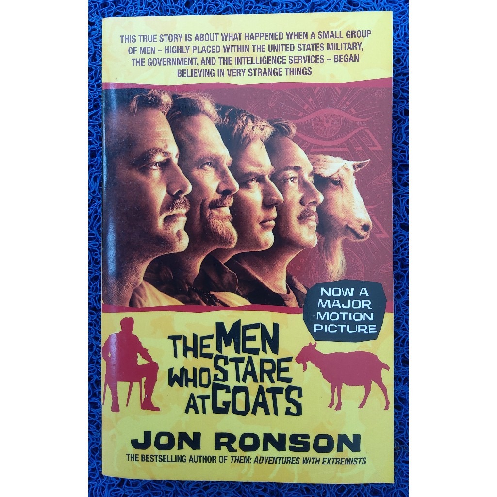 The Men Who Stare at Goats by Jon Ronson, 2009, (English/buku bahasa ...