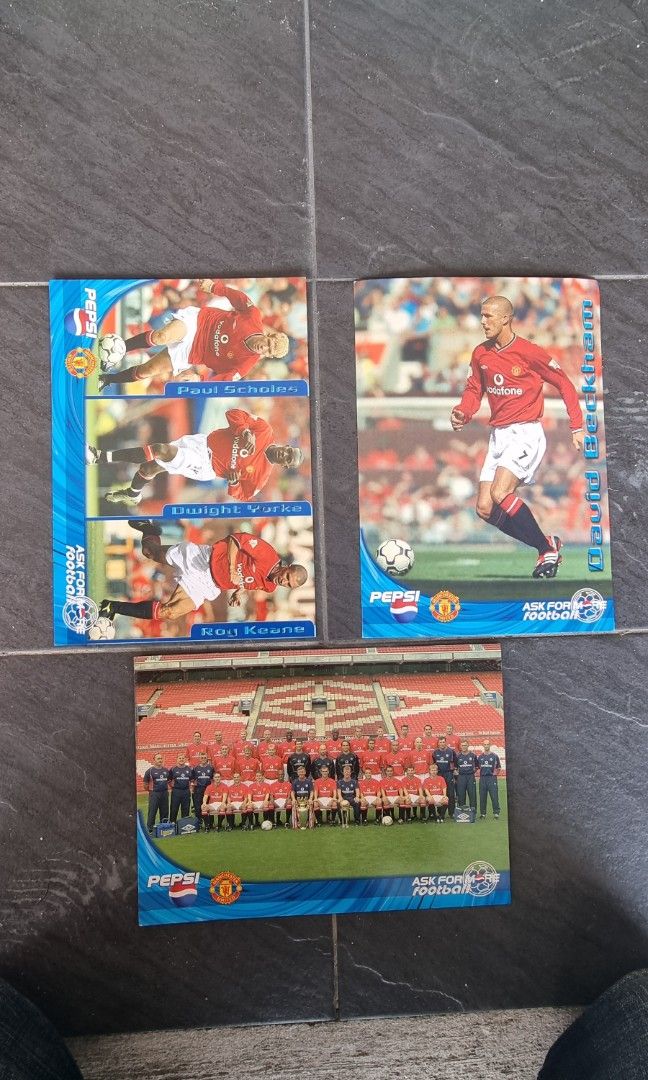 Vintage 1990s MANCHESTER UNITED MU Poster Framed Rare, Hobbies & Toys ...